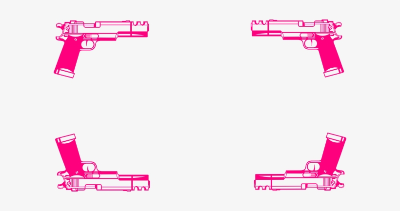 Pink Pistol Clipart - Gun Clip Art - Free Transparent PNG Download - PNGkey