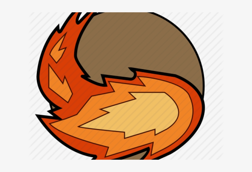 Fireball Clipart Long Fire - Transparent Fireball Icon - Free ...