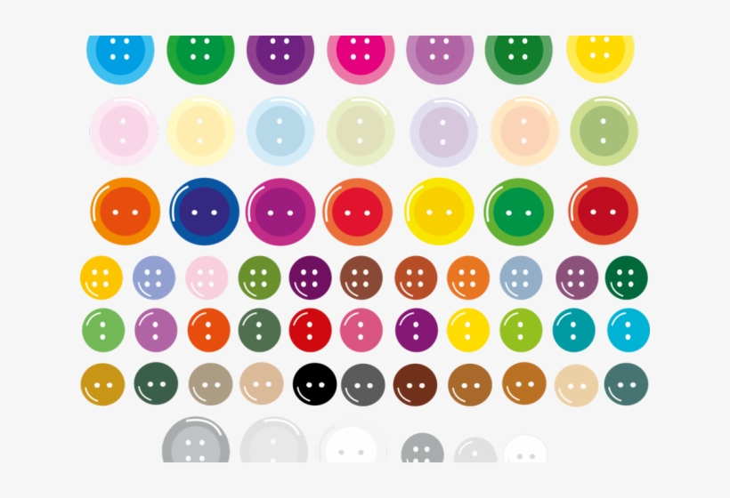 Button Clipart Shirt Button - T-shirt - Free Transparent PNG Download ...