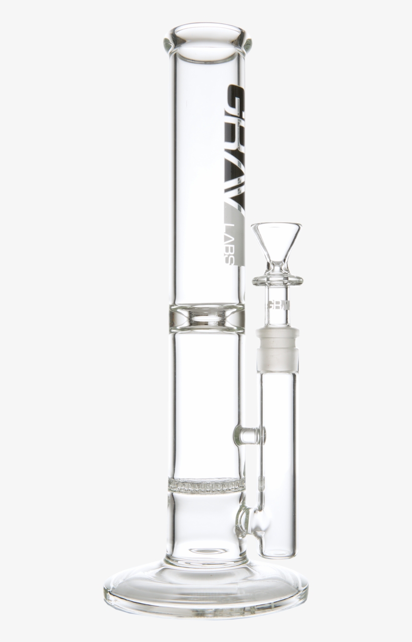 Grav Labs 12" Straight Water Pipe W/disc Perc - Bottle - Free ...