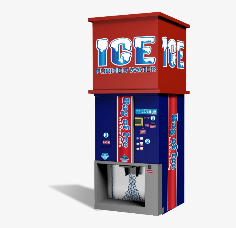 Bag Of Ice Vending Machine Models - Signage - Free Transparent PNG ...