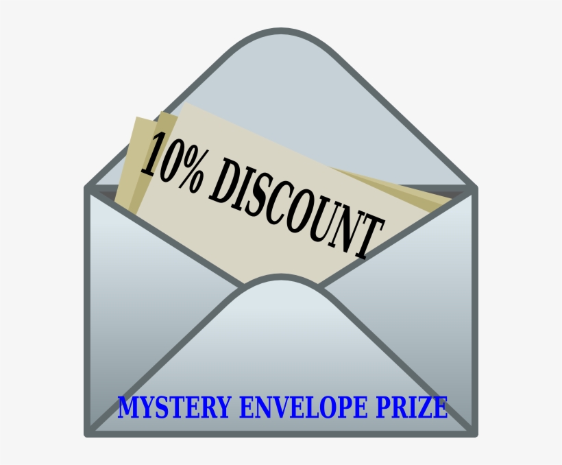 Mystery Envelope Prize Clip Art - Graphic Design - Free Transparent PNG ...