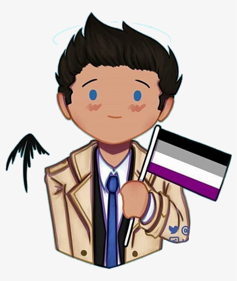 Castiel Sticker - Castiel Asexual - Free Transparent PNG Download - PNGkey