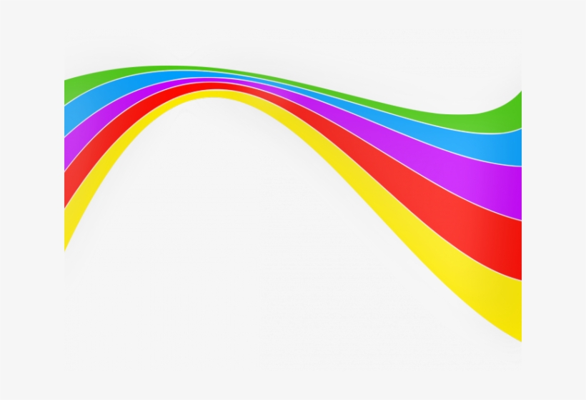 Rainbow Clipart Transparent Background - Graphic Design - Free ...