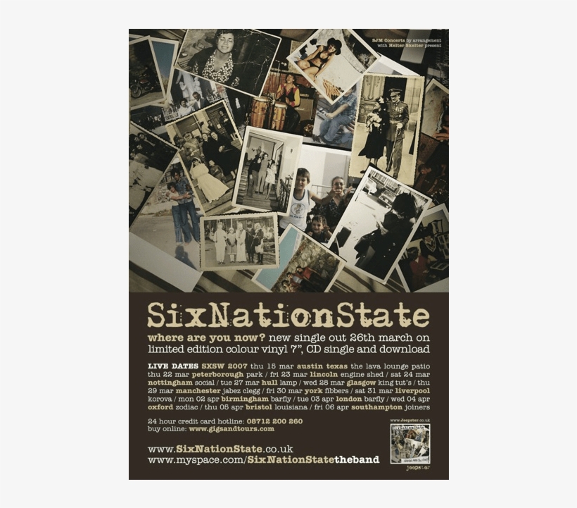 Buy Online Sixnationstate - Flyer - Free Transparent PNG Download - PNGkey