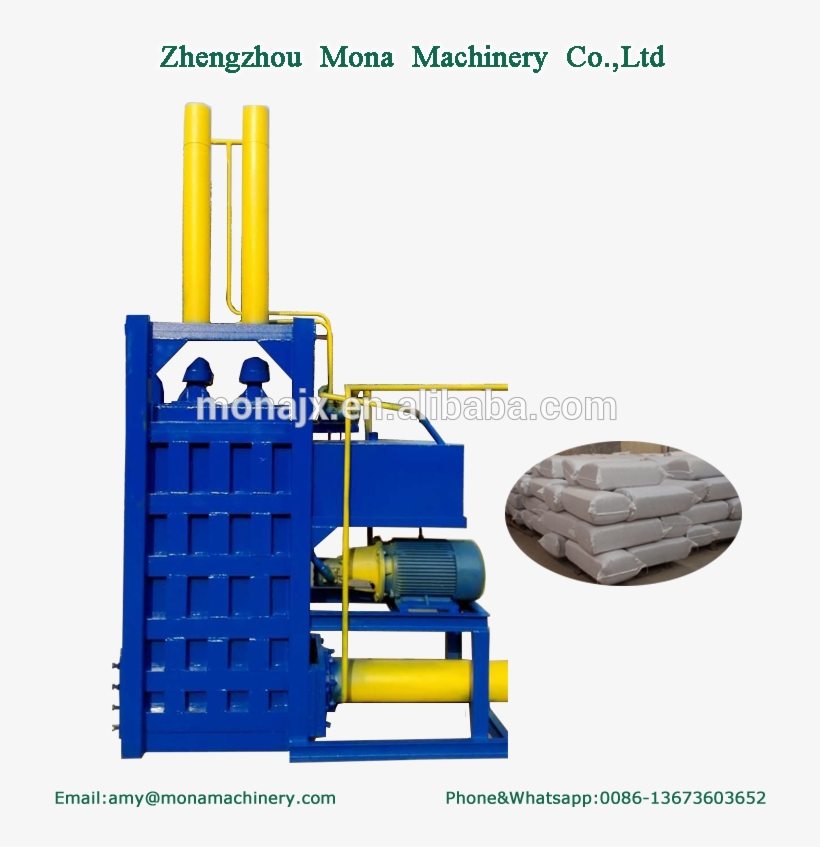 Small Hydraulic Garbage Packing Machine / Waste Paper - Machine - Free ...