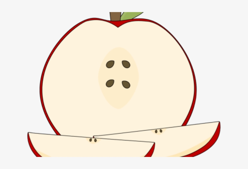 Drawn Apple Apple Slice - Circle - Free Transparent PNG Download - PNGkey