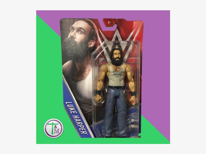 Luke Harper Basic - Action Figure - Free Transparent PNG Download - PNGkey