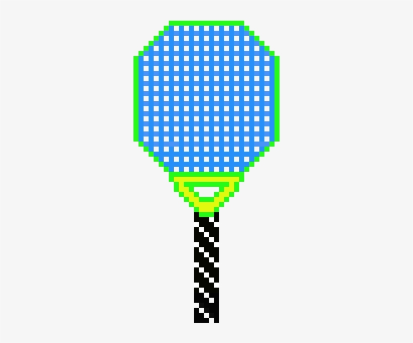 Pixel Tennis Racquet - Badminton Racket Pixel - Free Transparent PNG ...