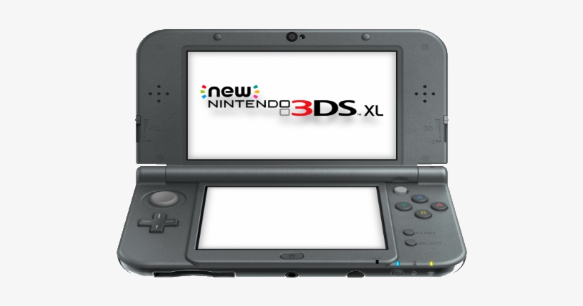 3ds Xl Metallic Black - Free Transparent PNG Download - PNGkey