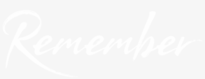 Remember - Calligraphy - Free Transparent PNG Download - PNGkey
