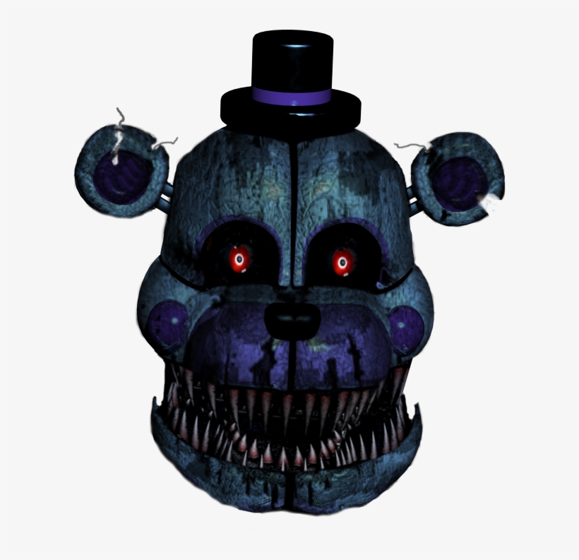 Nightmare Funtime Freddy Facing The Front - Water Bottle - Free ...