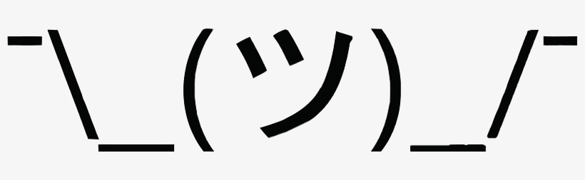 Report Abuse - Shrug Emoji No Background - Free Transparent PNG ...