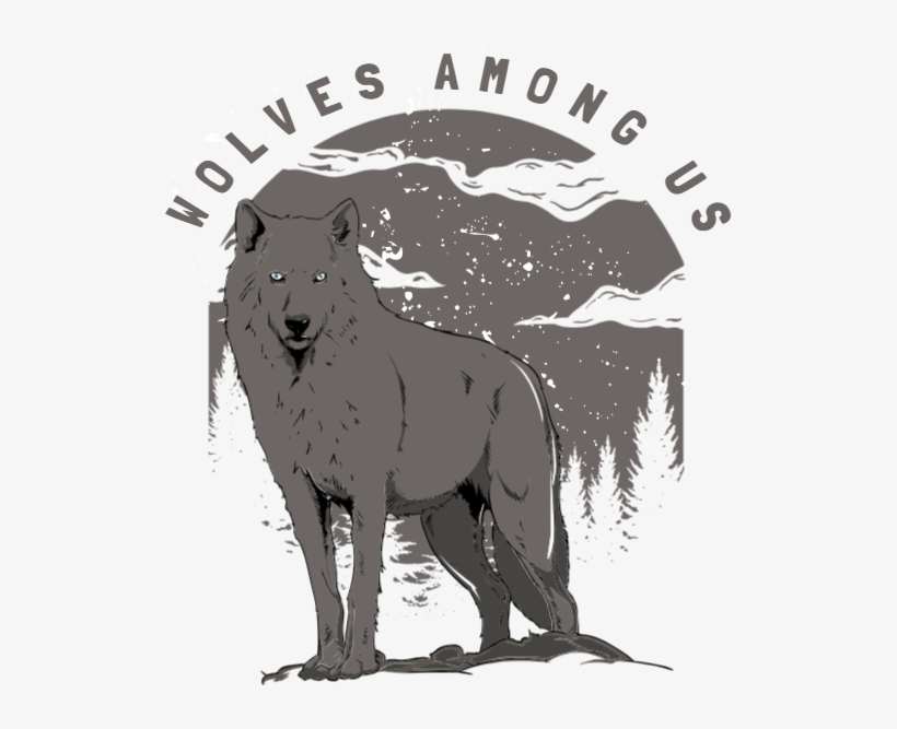 Wolf Pack - Illustration - Free Transparent PNG Download - PNGkey