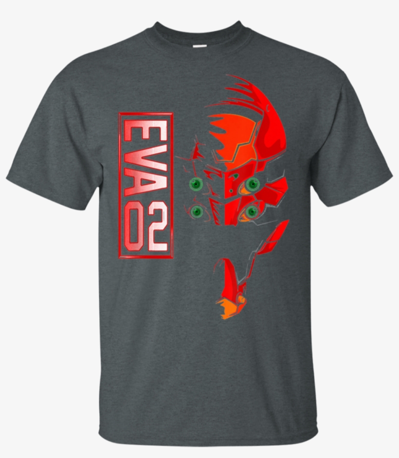 Neon Genesis Evangelion Eva 02 T Shirt - Free Transparent PNG Download ...