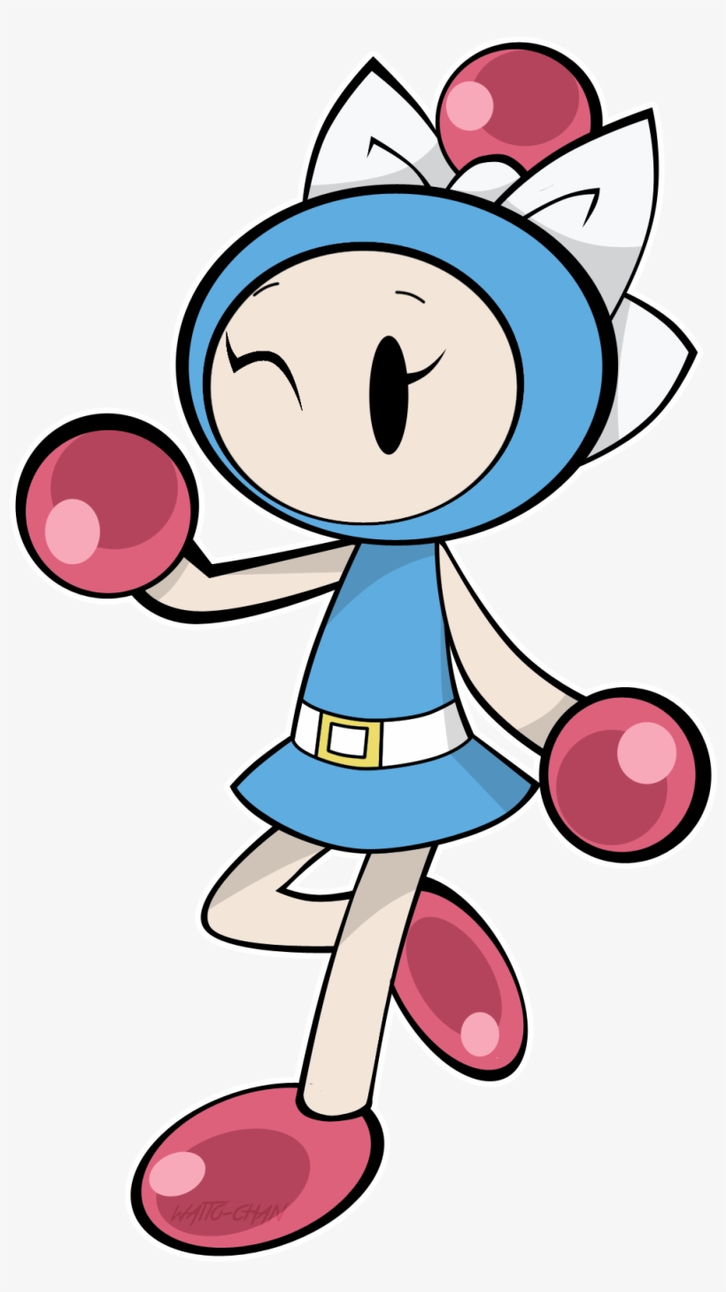 Super Bomberman R Pink Nose Clip Art Smile - Bomberman Base - Free ...