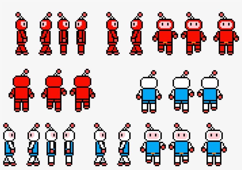 Bomberman 1 And - Free Transparent PNG Download - PNGkey
