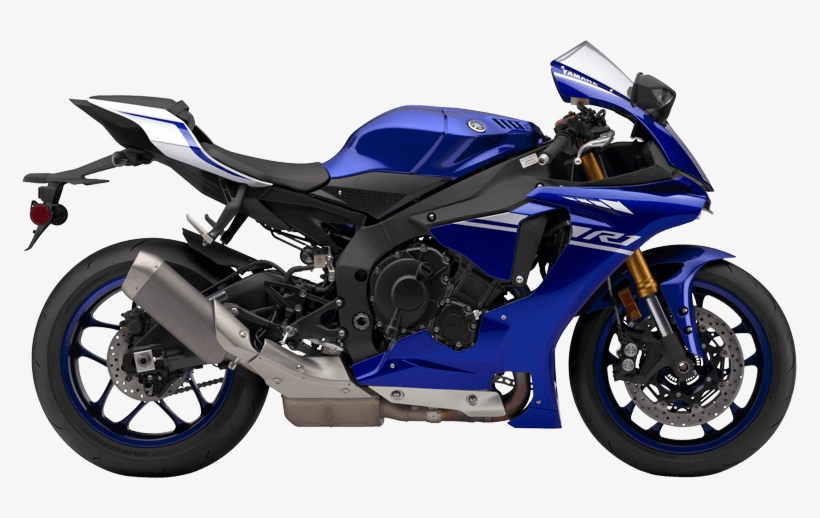 2017 Yzf R1 Blue Right - 2018 Yamaha R1 Black - Free Transparent PNG ...
