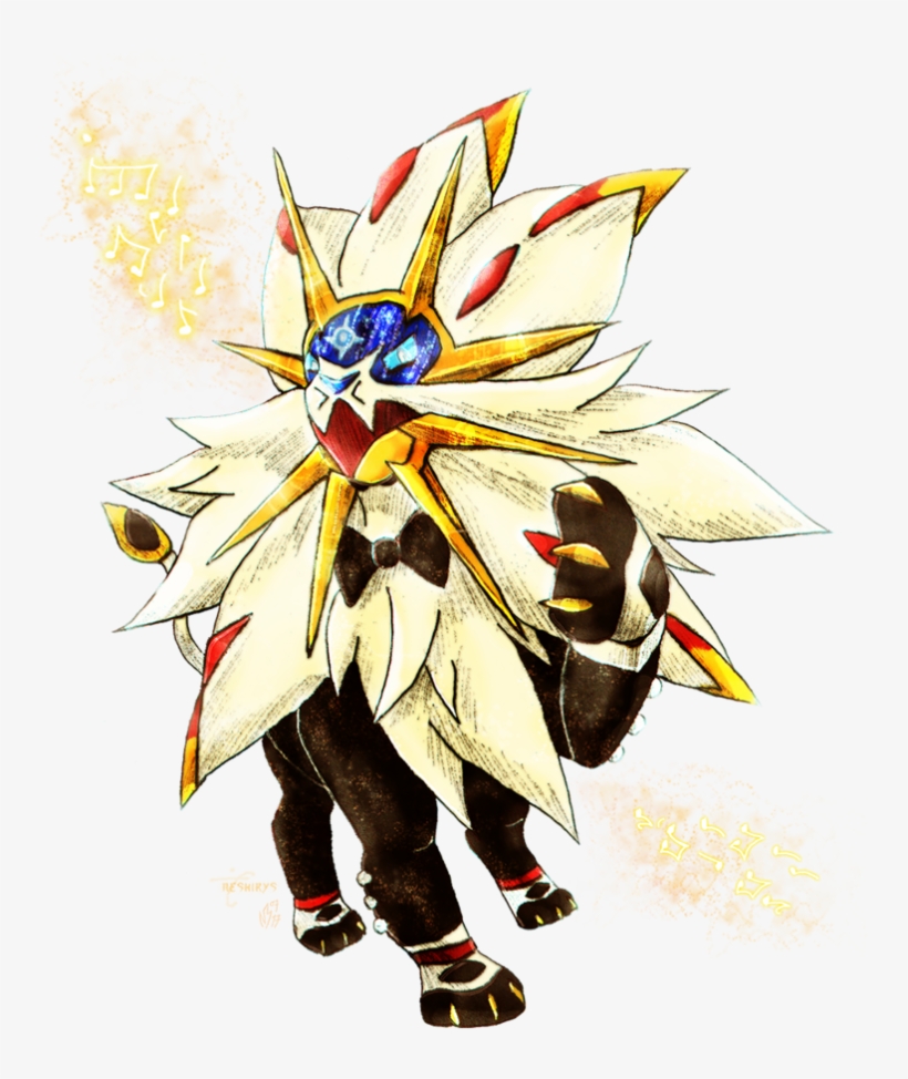 Singer Solgaleo By Neshirys - Illustration - Free Transparent PNG ...