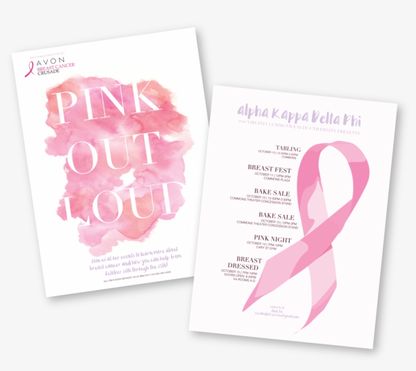 Pink Out Loud Flyers - Free Transparent PNG Download - PNGkey