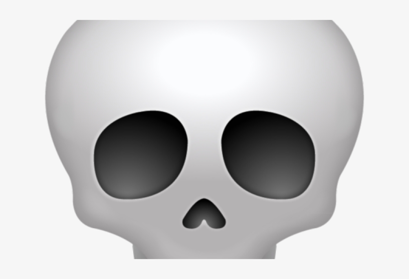 Skeleton Head Clipart Emoji - Skull - Free Transparent PNG Download ...