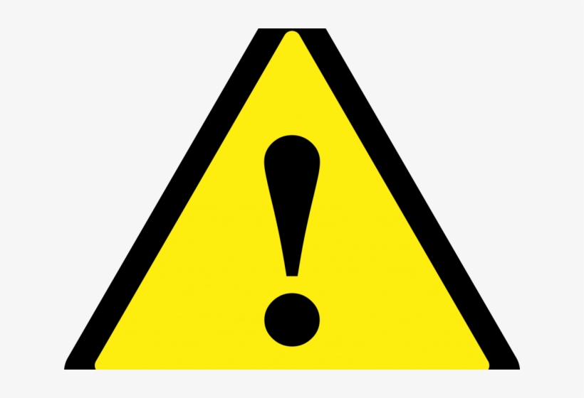 Caution Triangle Symbol - Danger Sign Clip Arts - Free Transparent PNG ...