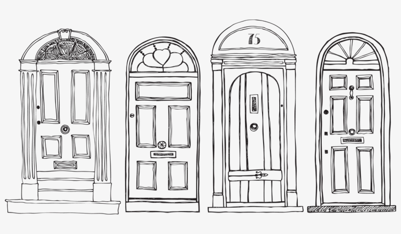 Doors - Sketch - Free Transparent PNG Download - PNGkey