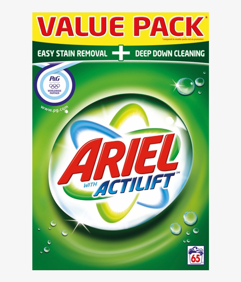 Washing Powder Transparent Image - Ariel Actilift - Free Transparent ...