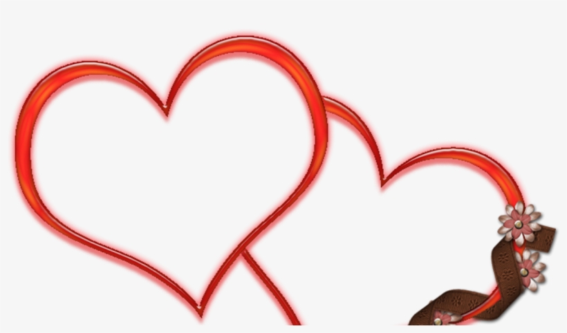 Double Heart Picture Frame - Free Transparent PNG Download - PNGkey