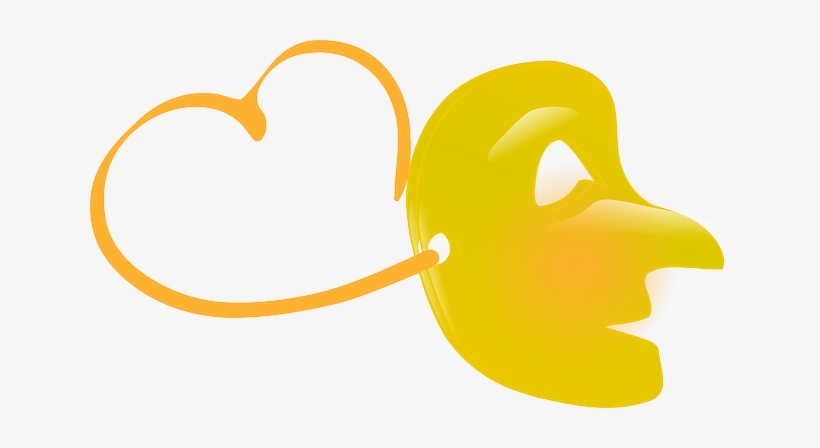 Image Is Of A Yellow Illustrated Masquerade Mask - Mask - Free ...