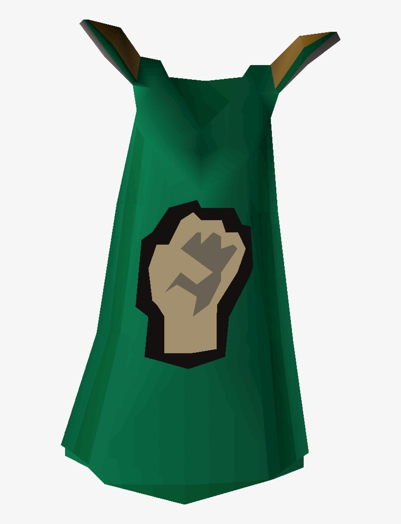 Strength Cape Detail - Farming Cape Osrs - Free Transparent PNG ...