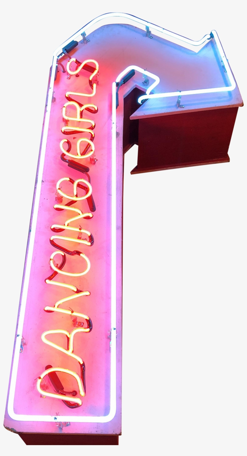 Dancing Girls Sign Chairish - Neon Sign - Free Transparent PNG Download ...