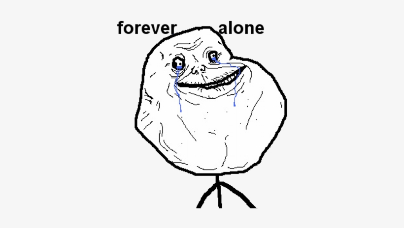 Forever Alone - Forever Alone Png - Free Transparent PNG Download - PNGkey