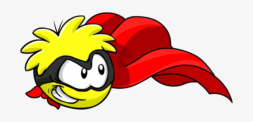 Yellow Puffle Hero - Club Penguin Puffle Amarelo - Free Transparent PNG ...