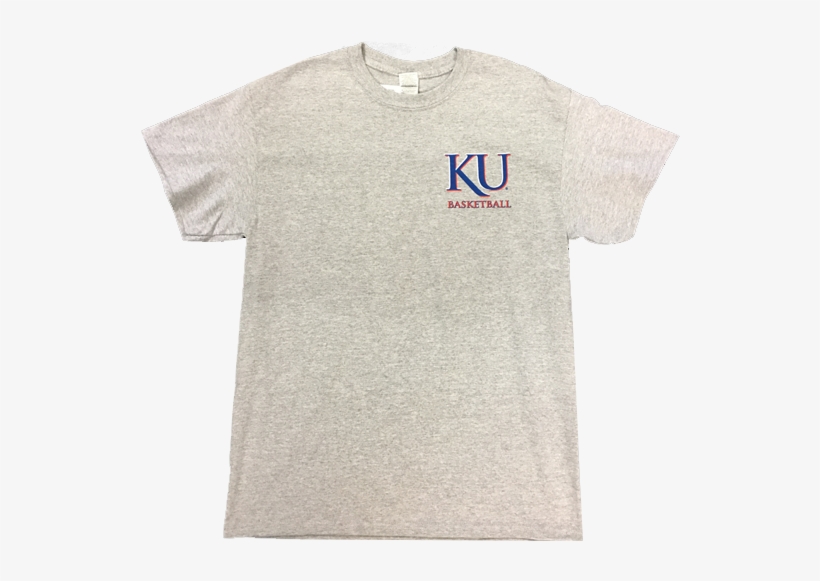 Ku Basketball Court Tee - University Of Kansas - Free Transparent PNG ...