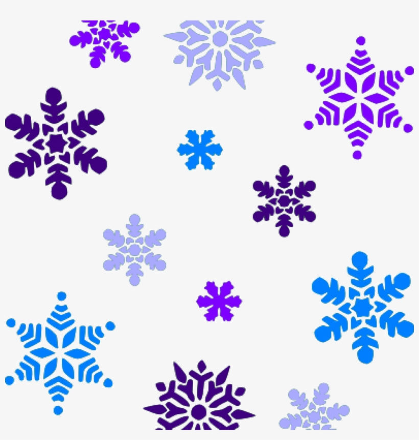 Blue Snowflakes Clip Art