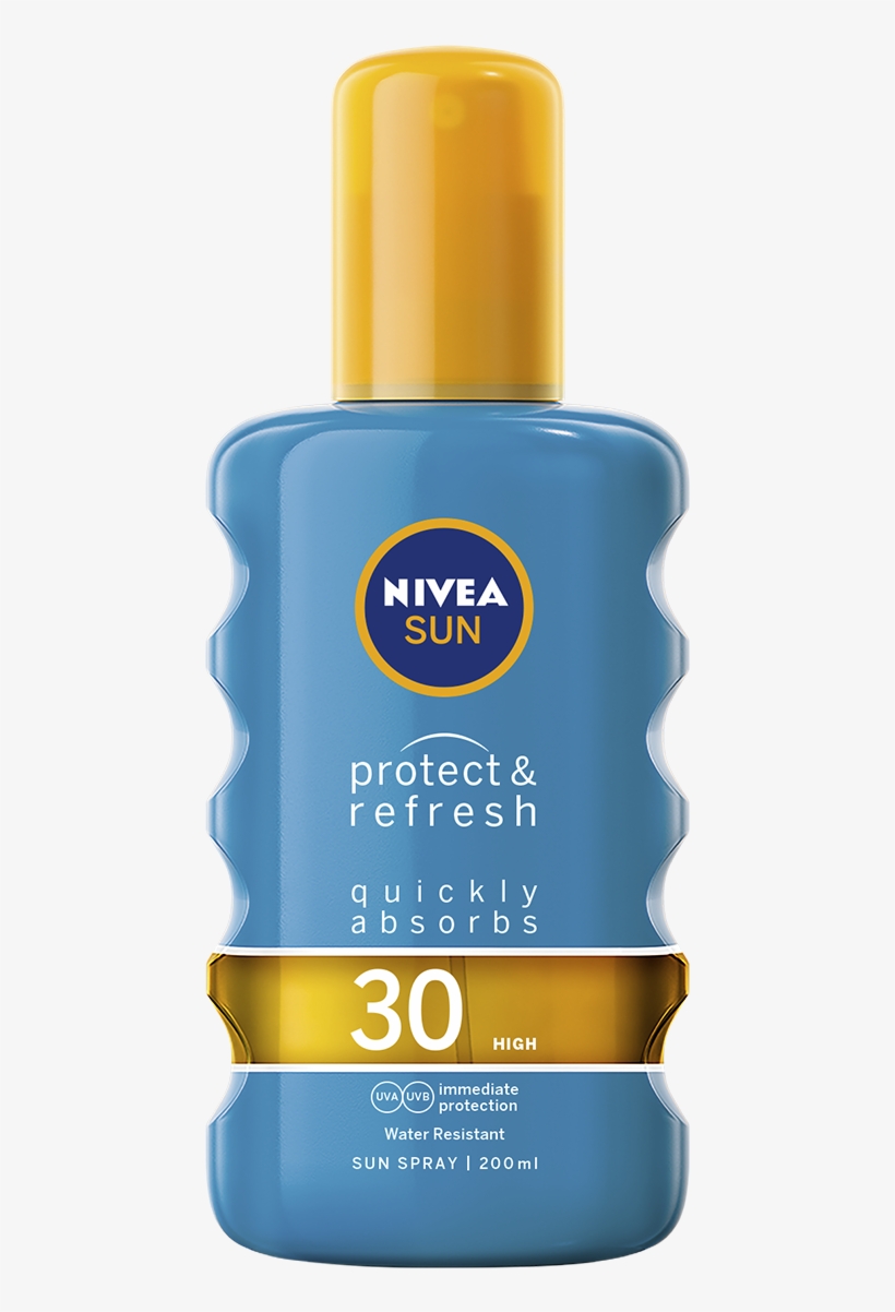 Nivea Protect & Refresh Invisible Cooling Sun Spray - Free Transparent ...