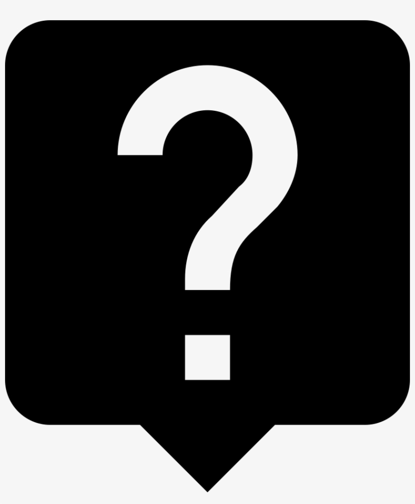 Bubble Clipart Question Mark - Question Icon Material Design - Free ...
