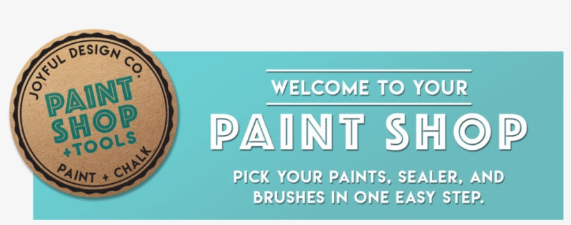 Chalk Paint Shop - Label - Free Transparent PNG Download - PNGkey