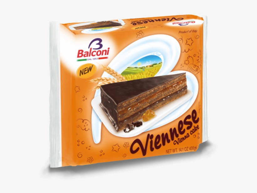 Balconi Torta Viennese 400 Gr - Viennese Balconi - Free Transparent PNG ...