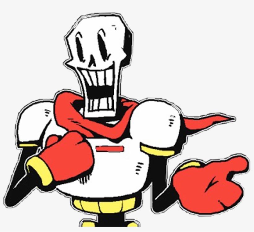 Papyrus Sticker - Bonetrousle Papyrus - Free Transparent PNG Download ...