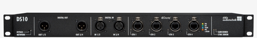 Ds10 Audio Network Bridge - D&b Ds10 - Free Transparent PNG Download - PNGkey