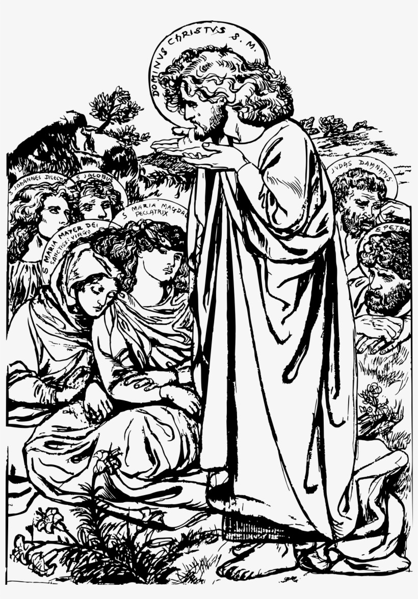 Big Image - Sermon On The Mount - Free Transparent PNG Download - PNGkey