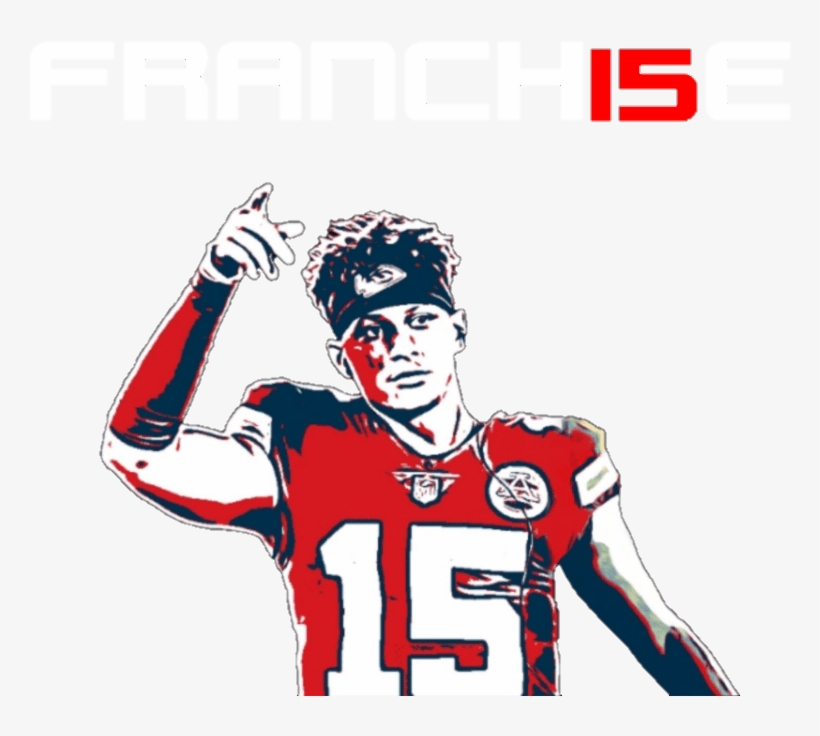 Kansas City Chiefs Quarterback, Patrick Mahomes, Won - Illustration ...