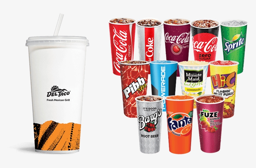 Fountain Drinks, Del Taco, Orlando, Del Taco, Multiple - Coca Cola ...