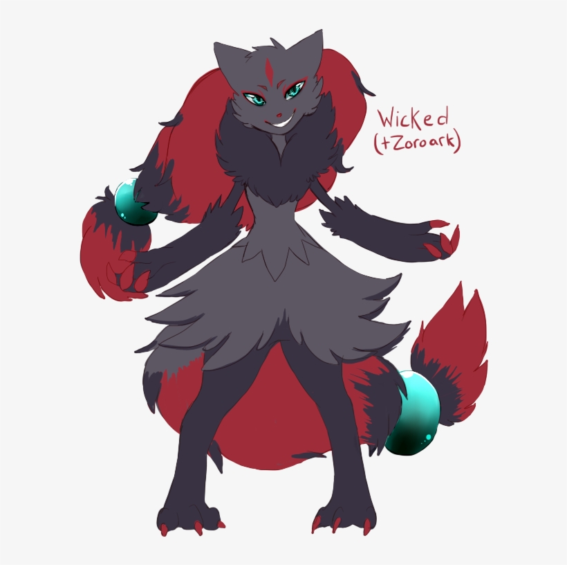 Braixen Variants - Zoroark Braixen Fusion - Free Transparent PNG ...