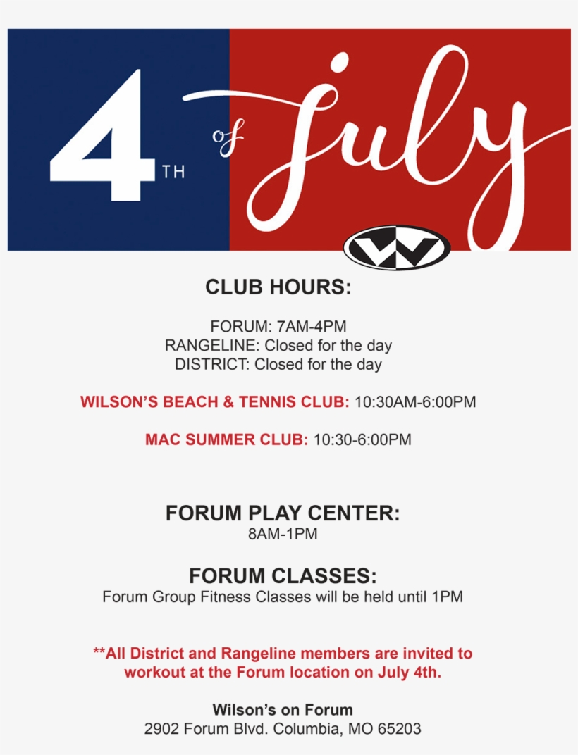 July 4th Hours2018 - Poster - Free Transparent PNG Download - PNGkey