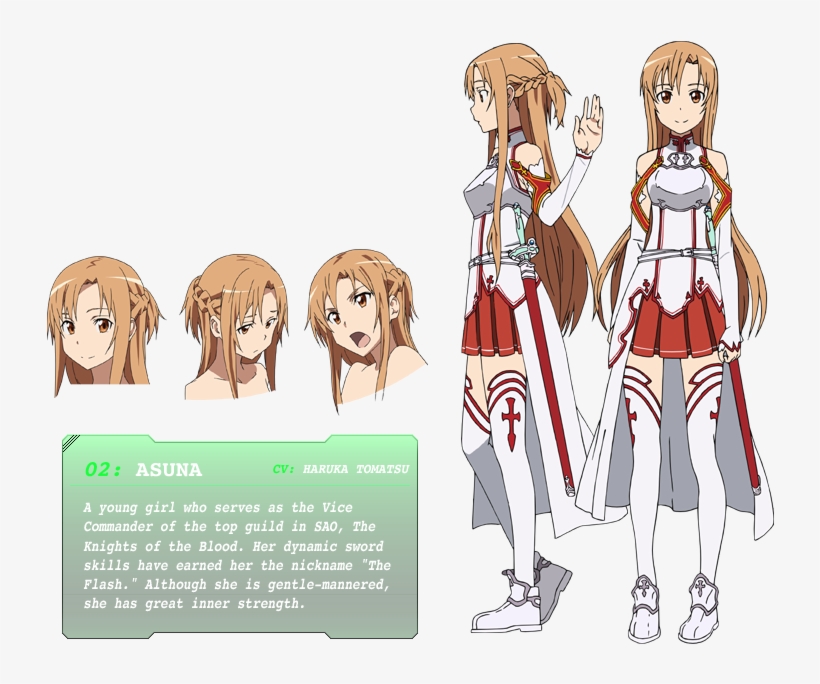 Sword Art Online - Sao Asuna Progressive Version - Free Transparent PNG ...