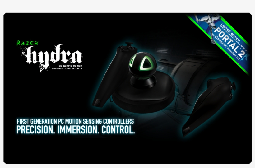 Razer Hydra Portal 2 Bundle - Mouse - Free Transparent PNG Download ...
