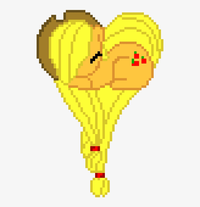 Applejack - Pixelated Art In Graphing Paper - Free Transparent PNG ...